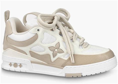 Louis Vuitton Lv Skate Sneaker Beige White Hype Clothinga