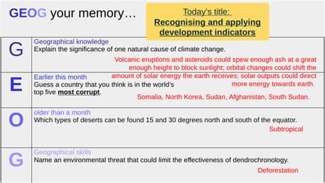 Development Dynamics Scheme Of Work Edexcel Geography Gcse Teaching