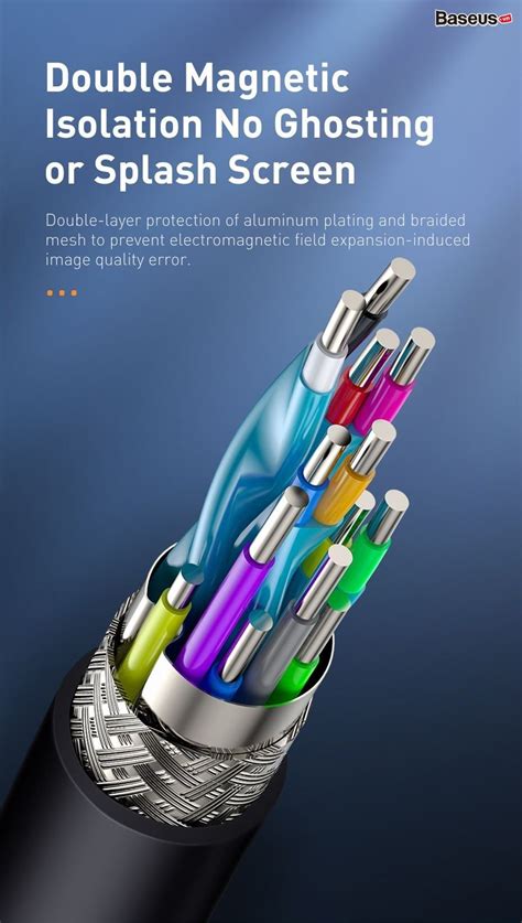 Cáp HDMI siêu nét Baseus High Definition Series K Hz Gbps