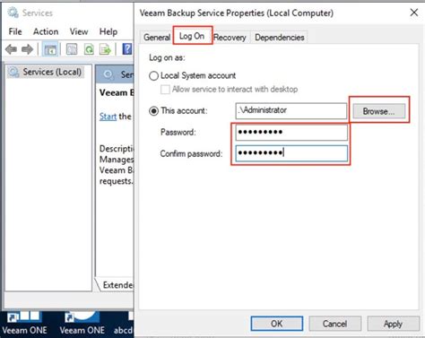 Fix Error 1069 Windows Could Not Start The Veeam Backup Service On