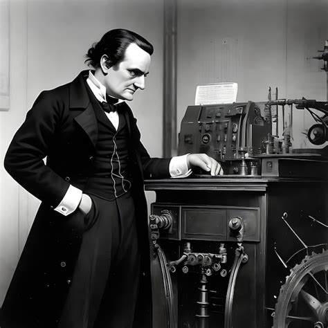 Premium Ai Image Charles Babbage
