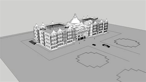 Nalanda Open University 3d Model