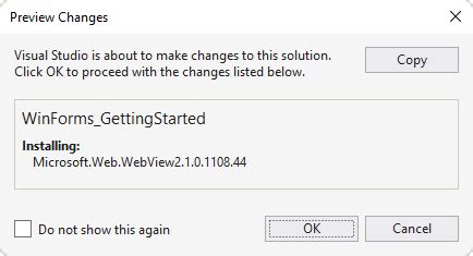 Get Started With WebView2 In WinForms Apps Microsoft Edge Development
