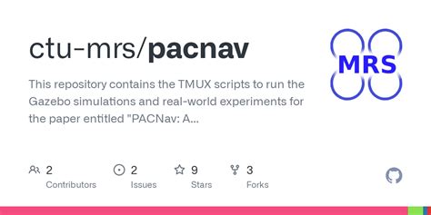 Github Ctu Mrspacnav This Repository Contains The Tmux Scripts To Run The Gazebo Simulations