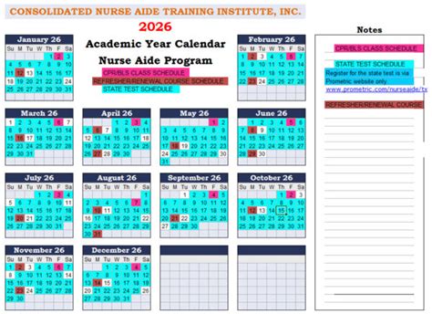 Cpr Bls Class Calendar 2026 Certified Nursing Assistant School