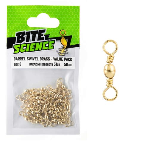 Bite Science Brass Barrel Swivels Bite Science Australia Jarvis