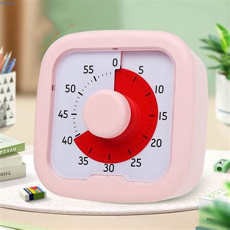 Fengcy Visual Timer Silent 60 Minute Countdown Timer Multi Functional