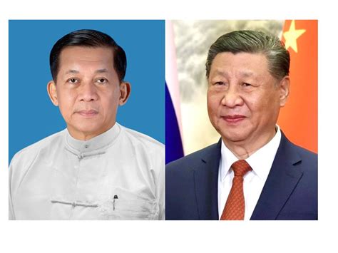 နိုင်ငံတော်လုံခြုံရေးနှင့် အေးချမ်းသာယာရေးကော်မရှင်ဥက္ကဋ္ဌ ဗိုလ်ချုပ်မှူးကြီး မင်းအောင်လှိုင
