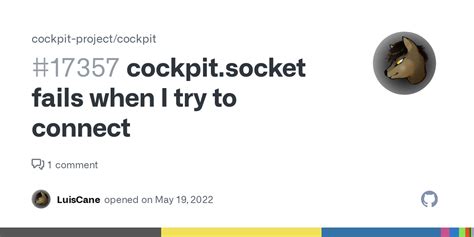 Cockpit Socket Fails When I Try To Connect · Issue 17357 · Cockpit Project Cockpit · Github