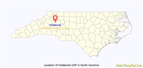 Map Of Hiddenite Cdp Thong Thai Real