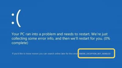 Como Corrigir O Erro KMODE EXCEPTION NOT HANDLED No Windows