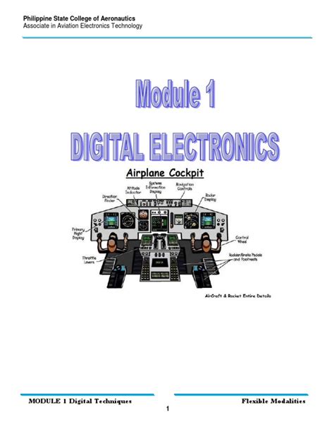 Associate In Aviation Electronics Technology Philippine State College