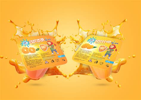 Shokti Flavored Drinks Label Design By Md Rakibul Islam On Dribbble