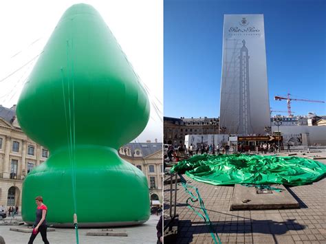 Paris Sculpture That Was Totally A Christmas Tree And Not A Sex Toy Taken Down After Being