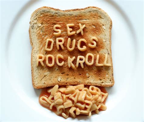 Sex Drugs Rock Roll Toast Stock Image Image Of Joyous 2291951