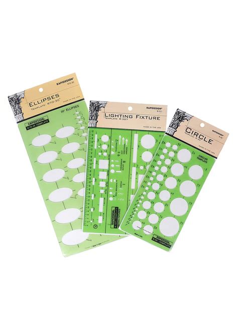 Rapidesign Circle Drafting Templates