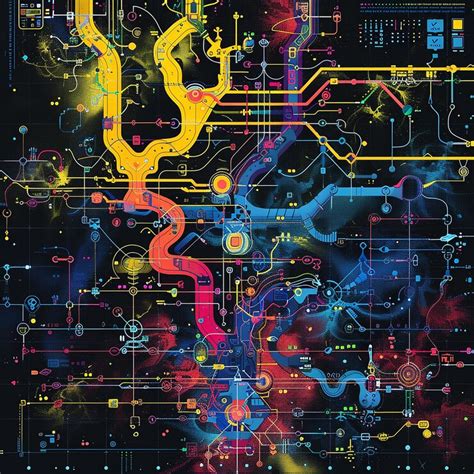 Intricate Flowchart Of A Quantum Algorithm Premium Ai Generated Image