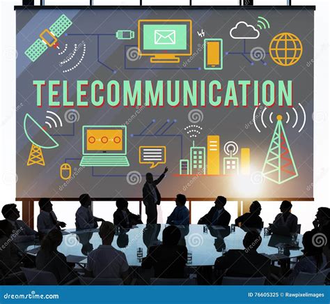 Telecommunication Connection Links Networking Concept Stock Image Image Of Communication
