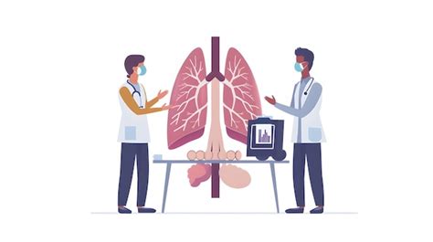 3d Flat Icon Patient Receiving Lung Function Test Importance Of