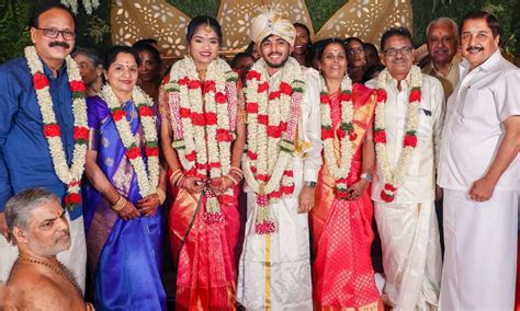 தயாரிப்பாளர் தனஞ்ஜெயன் இல்லத் திருமணவிழா திரைப்பிரபலங்கள் பங்கேற்பு