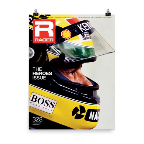 racer issue 328 cover poster the racer store