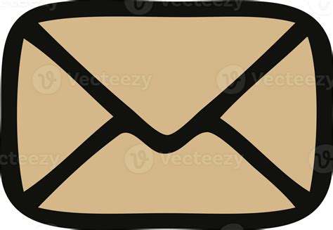 Cute Cartoon Of A Paper Envelope 44984277 Png