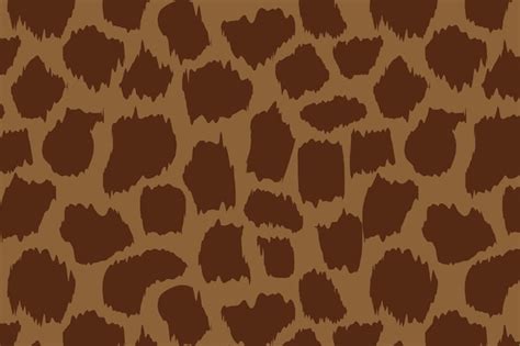 Premium Vector Giraffe Pattern Print