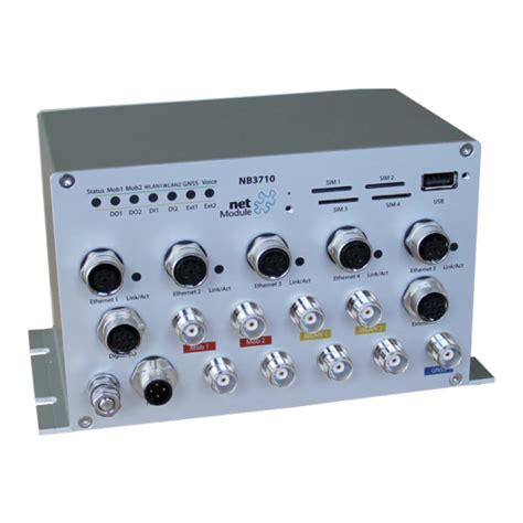Netmodule Nb3710 User Manual Pdf Download Manualslib