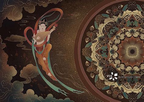 敦煌十二飞天图片素材 花瓣网 敦煌十二飞天图片素材 花瓣网