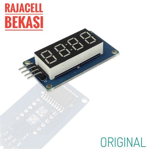 Jual 4 Digit Display 7 Seven Segment Red For Diy Clock Arduino Shopee Indonesia