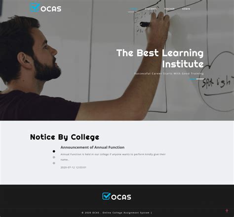 Online College Assignment System Using Php And Mysql College