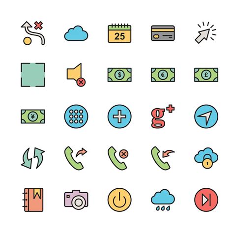 25 Basic Ui Icon 544642 Vector Art At Vecteezy