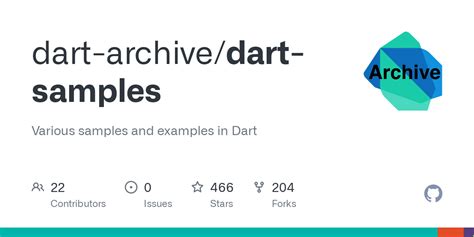 github dart archive dart samples various samples and examples in dart