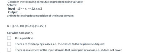 Solved Consider The Following Computation Problem In One