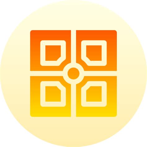 Tile Basic Gradient Circular Icon