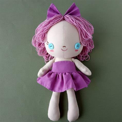 Rag Doll Sewing Pattern With Step By Step Tutorial 2 Sizes Inspire