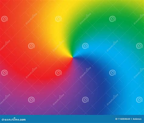 Radial Gradient Rainbow Background Royalty Free Vector Image