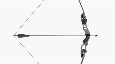 3d Bow With Quiver And Arrow Turbosquid 2053286