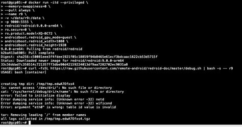 Gcp Arm64 无法使用redroid11redroid9 · Issue 298 · Remote Androidredroid