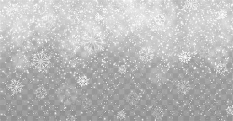 Winter Snow Fall Effect Overlay Christmas Snowfall 29694677 Vector Art