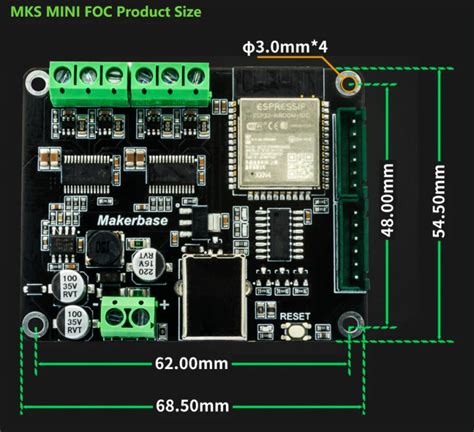 Makerbase Simplefoc Mini Foc Bldc Motor Controller Board Arduino Servo Makerbase3d