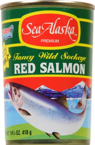 Sea Alaska Red Wild Sockeye Salmon 14 75 Oz Kroger