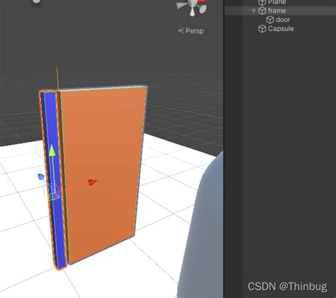 通过unity的铰链（hingejoint）来制作弹簧门unity铰链关节制作门 Csdn博客