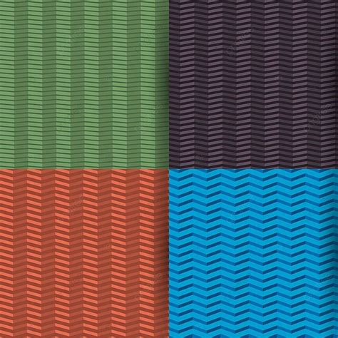 Seamless Zigzag Patternvector Illustration Textile Set Chevron Decorative Vector Textile Set