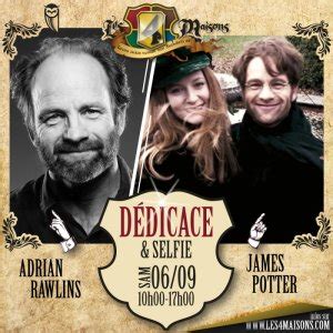 Tickets Rencontre Avec Adrian Rawlins Aka James Potter De Harry