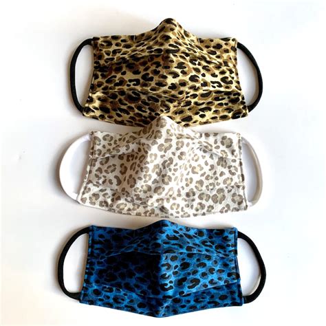 Cheetah Face Mask Etsy