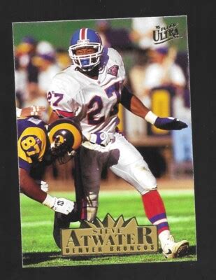 Steve Atwater Denver Broncos 1995 Ultra Card 87 Football Card Hof Ebay