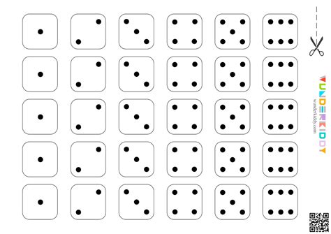 Printable Match The Dice Problem Solving Counting Activity