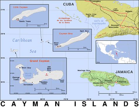 Ky · Cayman Islands · Public Domain Maps By Pat The Free Open Source