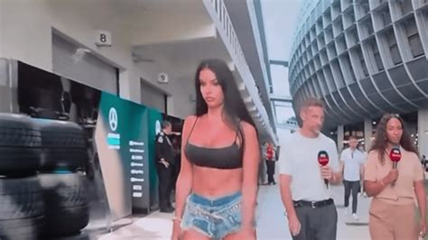 Croatian Model Ivana Knoll Steals Show At Miami Grand Prix Qualifying